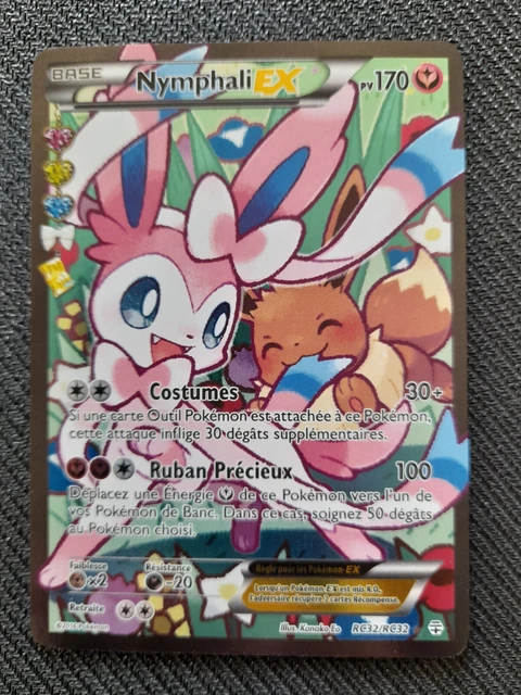 CARTE POKÉMON NYMPHALI EX - RC32/RC32 - Générations - Sortie de booster ...