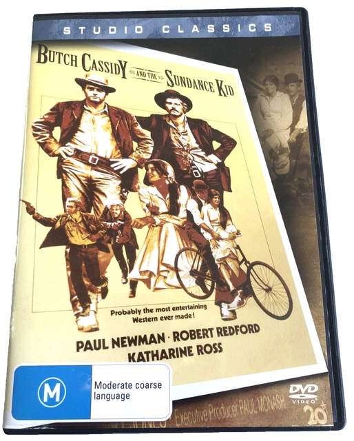 BUTCH CASSIDY AND the Sundance Kid DVD Classic Western drama VGC Fast ...