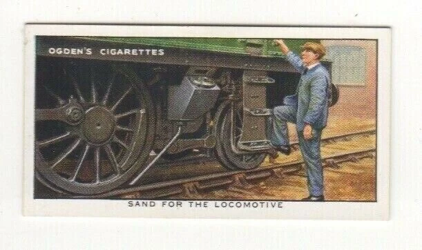 STORY OF SAND Card The sand-box of a steam locomotive EUR 5,86 ...