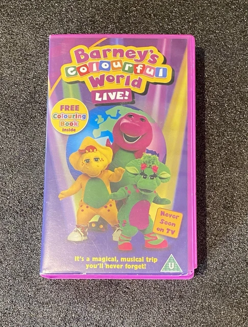 BARNEY VHS VIDEO bundle Colourful World Live (Rare) UK £19.99 - PicClick UK