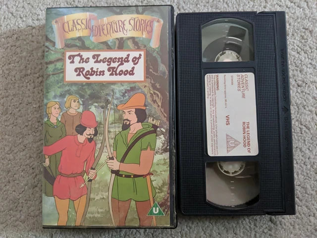 CLASSIC ADVENTURE STORIES - THE LEGEND OF ROBIN HOOD VHS £5.59 ...