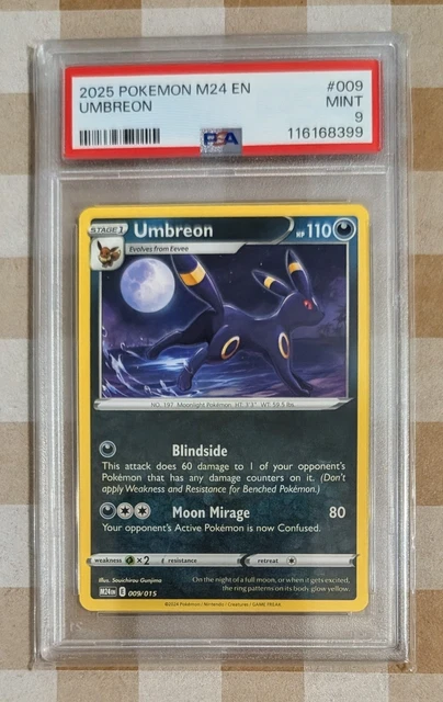 UMBREON PSA 9 2025 Pokemon M24 En-Mcdonald's Collection #009 - Mint £27 ...