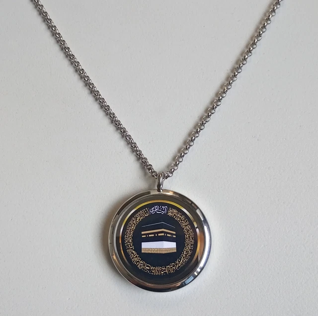 THE KAABA ISLAM Mosque Masjid al-Haram Mecca Makkah Muhammad Pendant ...