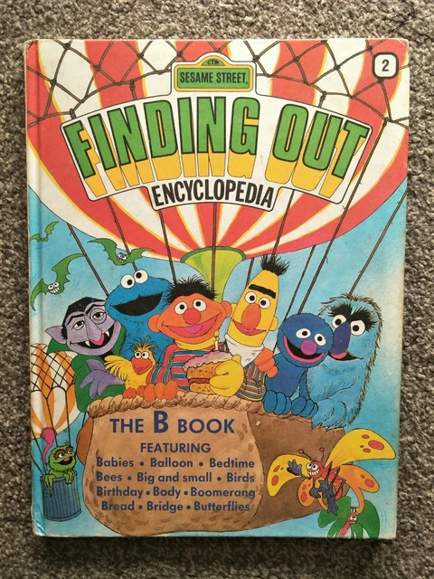 SESAME STREET FINDING Out Encyclopedia #2 - The B Book VINTAGE 1982 HARDCOVER $13.50 - PicClick AU
