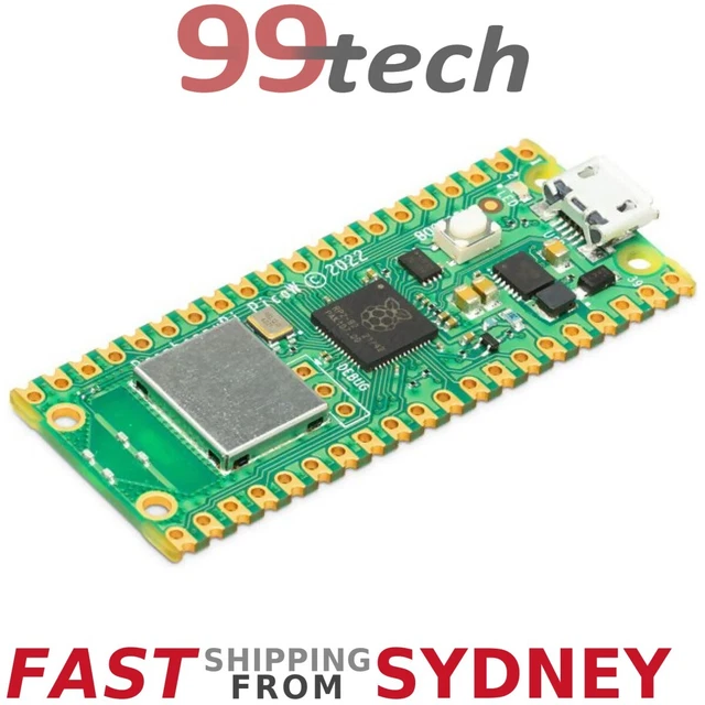 Raspberry Pi Pico W Rp2040 Microcontroller Micropython Arduino Board Syd Stock Eur 1571