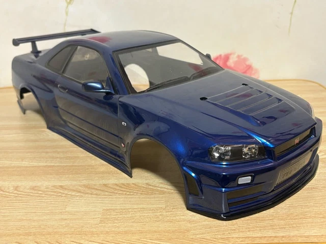 1/10 TAMIYA NISSAN Skyline GT-R R34 Nismo Z-tune Metallic Blue Radio Control £290.87 - PicClick UK