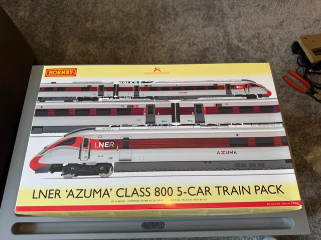 NEW R3762 HORNBY LNER AZUMA Class 800 5 Car Train Pack Sound Fitted £ ...