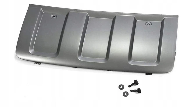 AUDI Q7 10-15 Rear Reinforced Bumper Tow Hook Bar Cover Cap Grey ...