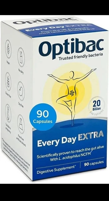 OPTIBAC PROBIOTICS FOR Every Day Extra Strength - 90 Capsules £34.99 ...