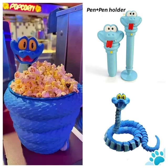 ZOOTOPIA 2 GARY 3D Printed Popcorn Bucket, Gary Pen, Gary Snake Kids ...
