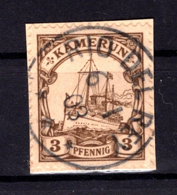 CAMEROUN 7 IDÉAL Rio Del Ray Timbré Coin de Lettre de Luxe (T2976 EUR ...