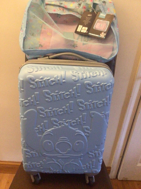 DISNEY LILO AND Stitch Cabin Suitcase Plus 6 Piece Cube Bag £78.00 ...