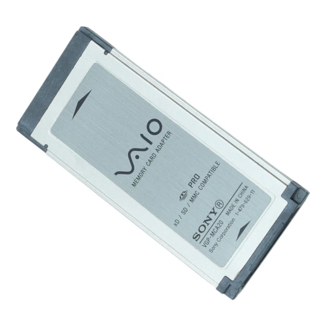 SONY MEMORY STICK VAIO Memory Card Adapter VGP-MCA20 PRO XD SD MMC EUR ...