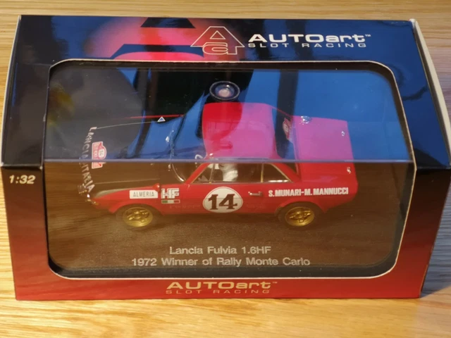 AUTOART 1/32 SLOT Car Lancia Fulvia 1972 Monte Carlo Winner.. For ...