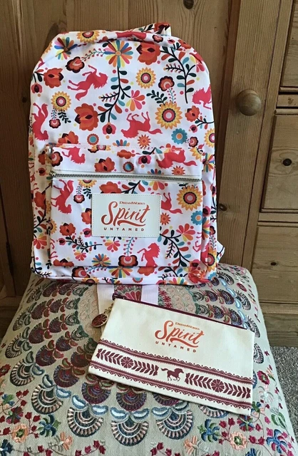 NEW SPIRIT UNTAMED Horse Backpack Rucksack Bag & Purse Pencil Case ...