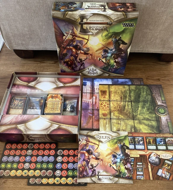 BERSERK WAR OF Realms Tactical Card Board Game 99% Complete Asmodee ...
