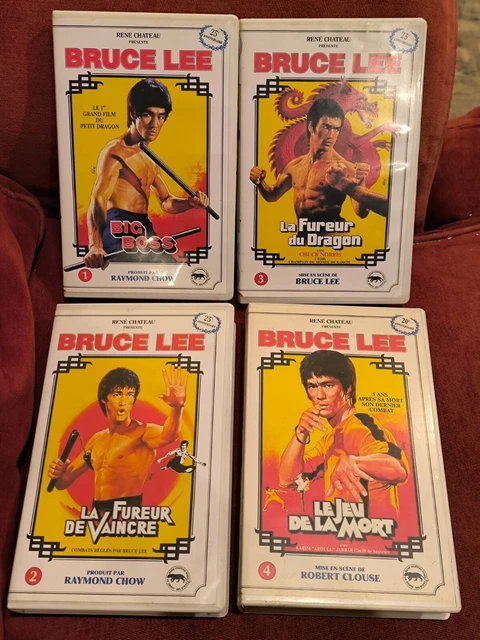 4 VHS BRUCE Lee - Rene Chateau Vidéo EUR 20,00 - PicClick FR