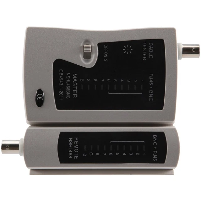 TESTEUR DE CÂBLE RéSeau Ethernet Testeur LAN RJ45 BNC Testeur Coaxial ...