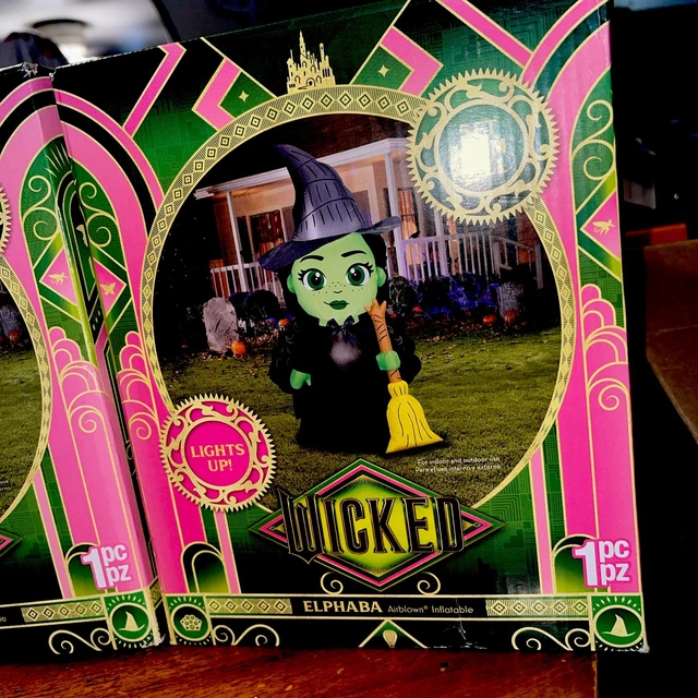 WICKED ELPHABA & GLINDA SET INFLATABLE Halloween Wizard Of Oz NEW ...