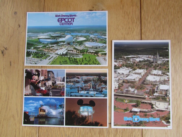 DISNEY &MAGIC KINGDOM/EPCOT/MGM& Postcards £2.50 - PicClick UK