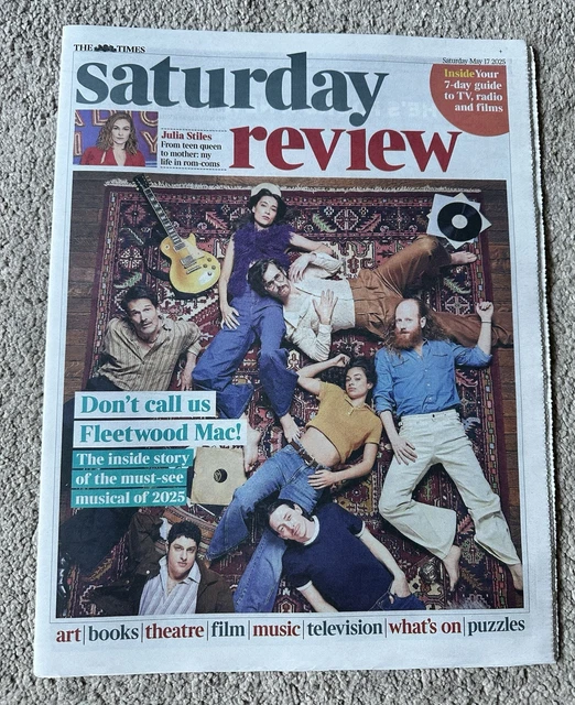 THE TIMES SATURDAY Review Pullout 17th May 2025 17/5/25 Stereophonic ...