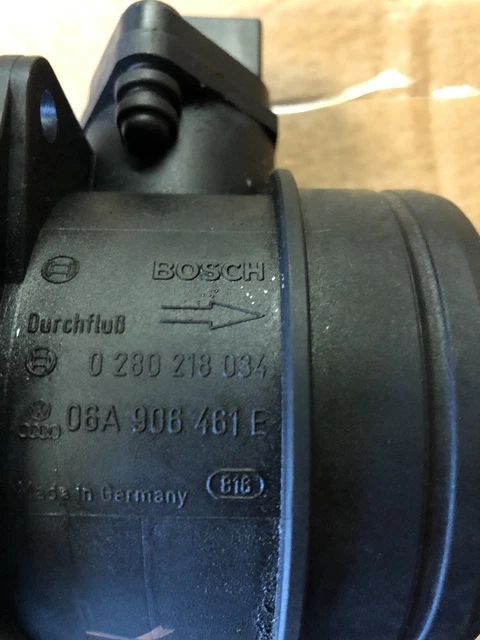 BOSCH MAF SENSOR 80mm K04 Audi TT Mk1 225 S3 Cupra R 06A 906 461 E £34. ...