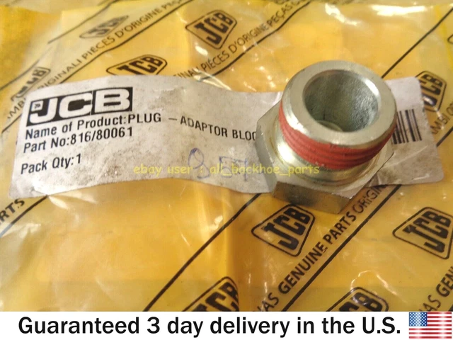 JCB PALA MECCANICA - Originale JCB Spina (Parte N° 816/80061) EUR 23,54 ...
