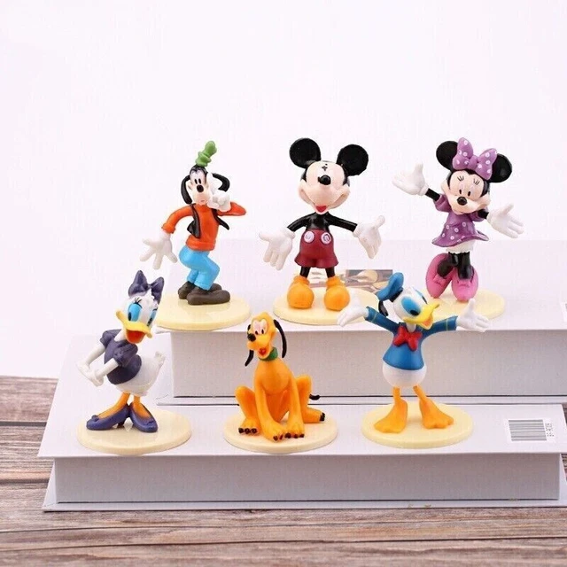 MICKEY MOUSE CLUBHOUSE action Figure Set Minnie Toy Cake Topper Boy ...