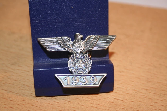 PIN KAISERREICH Reichsadler 1939 EK Wiederholungsspange Metall Neu 317 ...