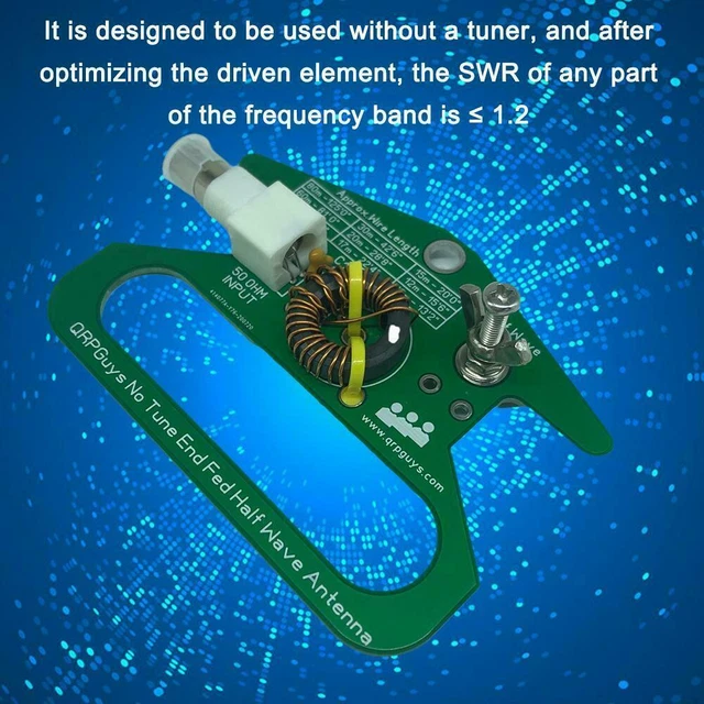 PORTABLE NO TUNE End Fed Half Wave Antennas EFHW Antenna For Radios Lot ...