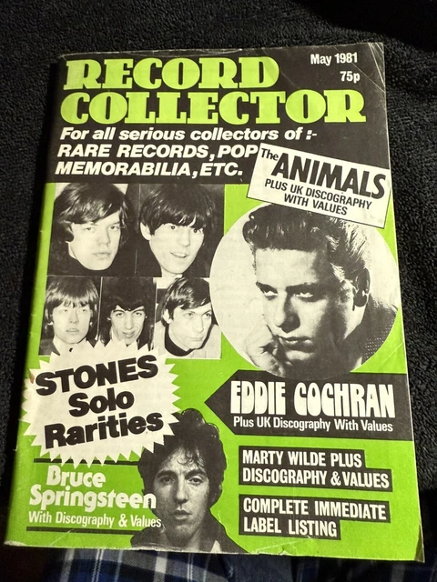 RECORD COLLECTOR MAGAZINE No. 21 May 1981~ROLLING STONES/SPRINGSTEEN/ANIMALS++ £5.73 - PicClick UK