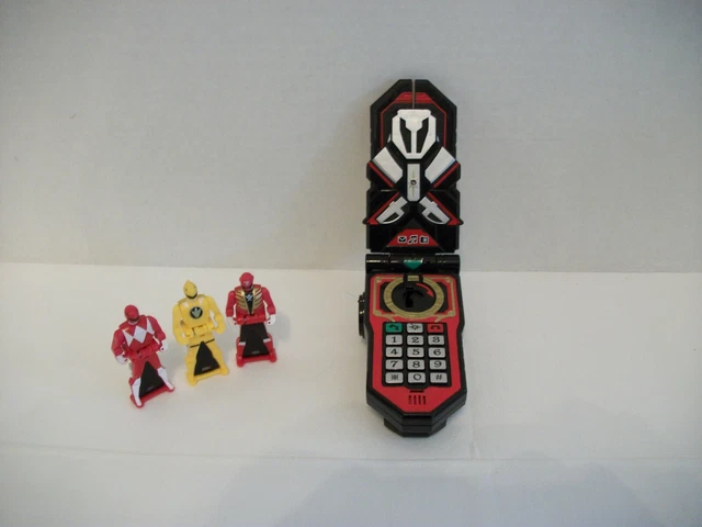 POWER RANGERS SUPER Megaforce Deluxe Legendary Morpher Phone + 3 Keys ...