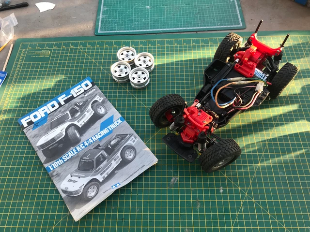TAMIYA VINTAGE TA02 Ford F-150 Chevrolet 1/10 Scale Chassis aRTR Parts ...