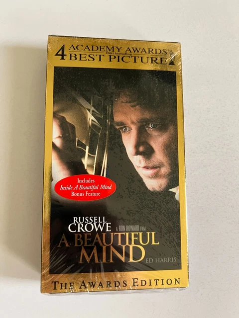 A BEAUTIFUL MIND (VHS, 2002, Awards Edition) Sealed Watermark £7.43 ...