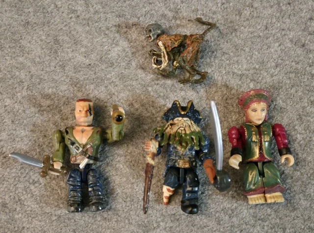MEGA BLOKS PIRATES of the Caribbean Captain Davy Jones Monkey Lot ...