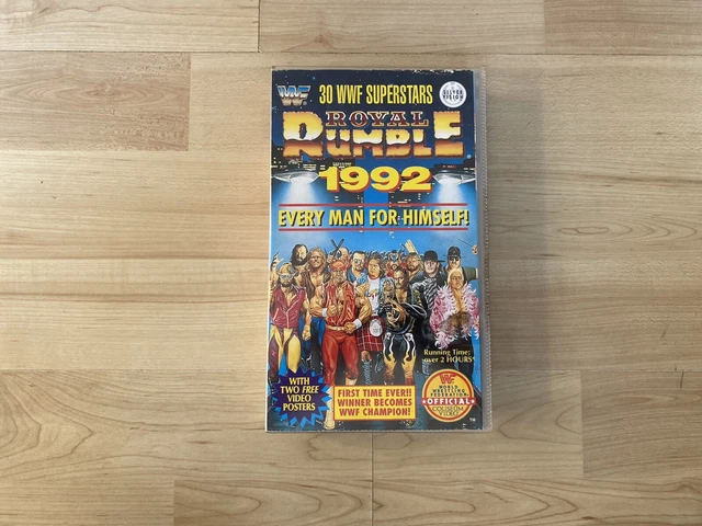 WWE/WWF - ROYAL Rumble 1992 VHS (w/RARE ‘Macho Man’ Randy Savage Poster ...