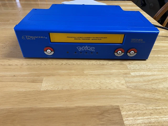 RARE POKEMON PIKACHU VCR PK240D VHS Player-WORKS! No Remote £164.23 ...