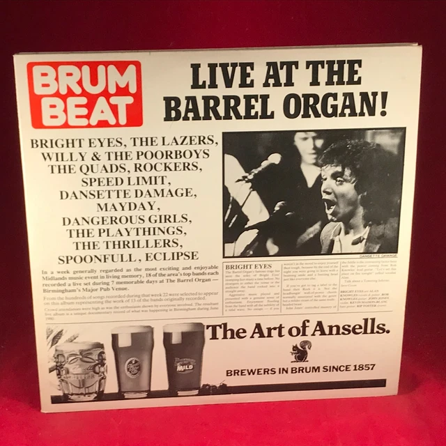 VARIOUS BRUM BEAT Live At The Barrel Organ 1980 UK Double vinyl LP ...
