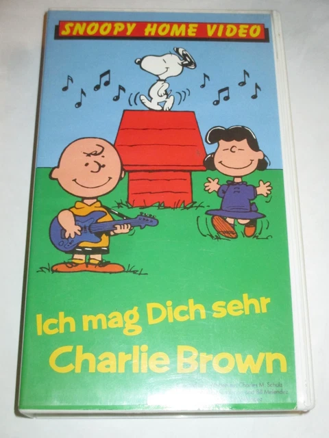 ICH MAG DICH sehr Charlie Brown - VHS/Zeichentrick/Peanuts/Snoopy/VCL ...