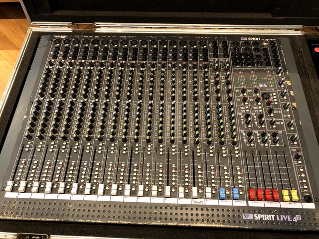 SOUNDCRAFT SPIRIT LIVE 4/2 Stereo 16 Channel Mixing Console + PSU £50. ...