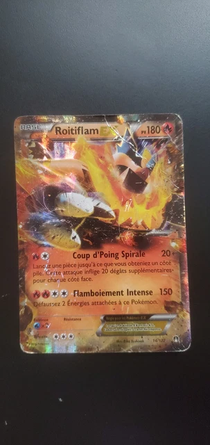 CARTE POKÉMON - Roitiflam Ex - XY Rupture Turbo - 14/122 - 2016 - FR ...