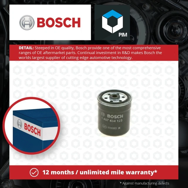 FUEL FILTER FITS MERCEDES SPRINTER 2.3D 2.9D 95 to 00 Bosch A0010922201 ...