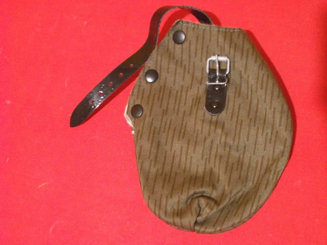 DDR NVA FELDFLASCHE Bezug Trinkflasche Hülle, strichtarn, Wasserflasche ...