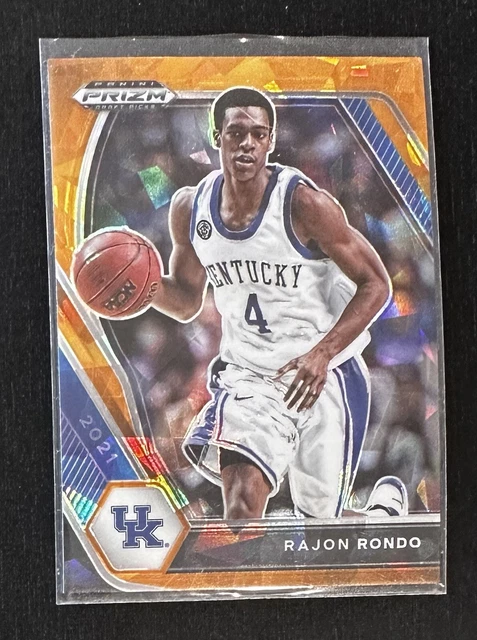 2021 PRIZM DRAFT Picks Rajon Rondo orange craqué glacé prix #97 ...