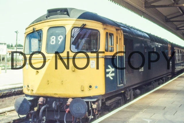UK DIESEL TRAIN Railway Photograph Of Class 33 33026 Loco. (Rm33-100) £ ...