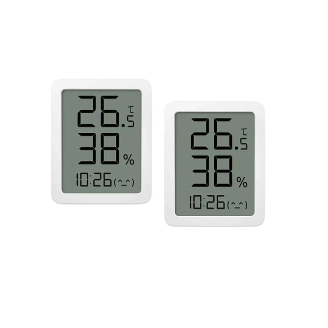 2 PACK THERMOMETER Indoor Hygrometer HD Large Screen Humidity Gauge ...
