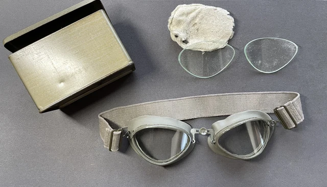 ORIGINAL GERMAN WWII WW2 Goggles 1942 Dated £123.47 - PicClick UK