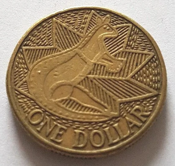 1988 AUSTRALIA FIRST Fleet Bicentenary Kangaroo One Dollar $1 coin £7. ...