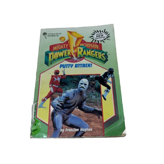 MIGHTY MORPHIN POWER Rangers Putty Attack Saban Vintage 1994 Paperback ...