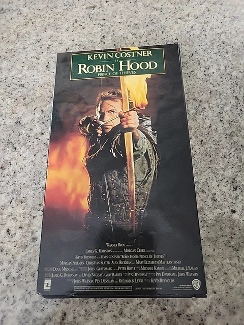 ROBIN HOOD: PRINCE of Thieves (VHS, 1991) Rare OOP £9.81 - PicClick UK